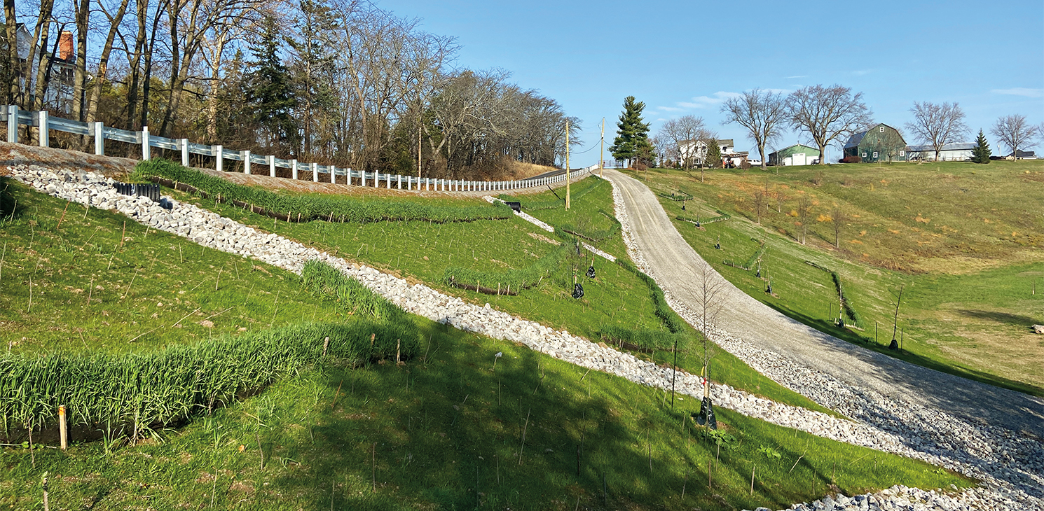 Reconstruction and slope stabilization of Thirteenth Street in the Town ...