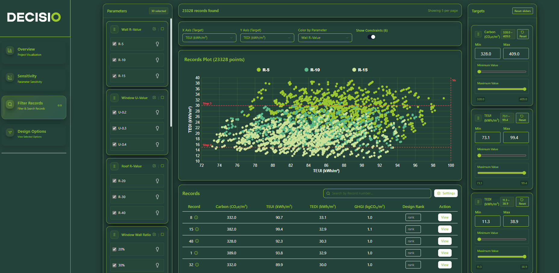 Decisio – Buildings energy modelling - CIMA+